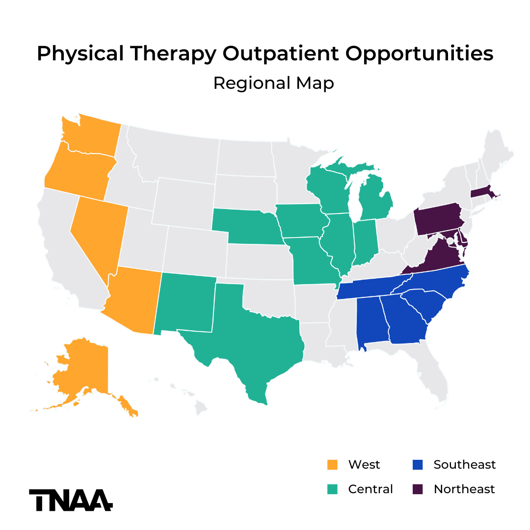 TNAA Now Offering Outpatient Travel Physical Therapy Assignments | TNAA