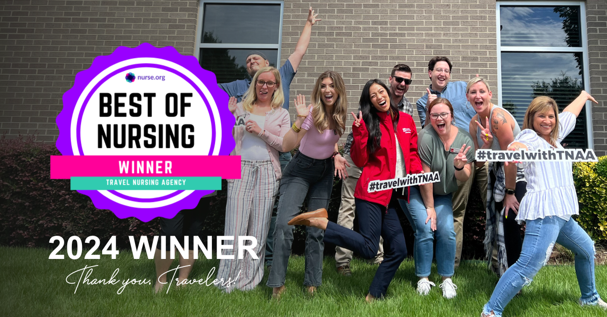 TNAA Wins Best Travel Nursing Agency Award | TNAA